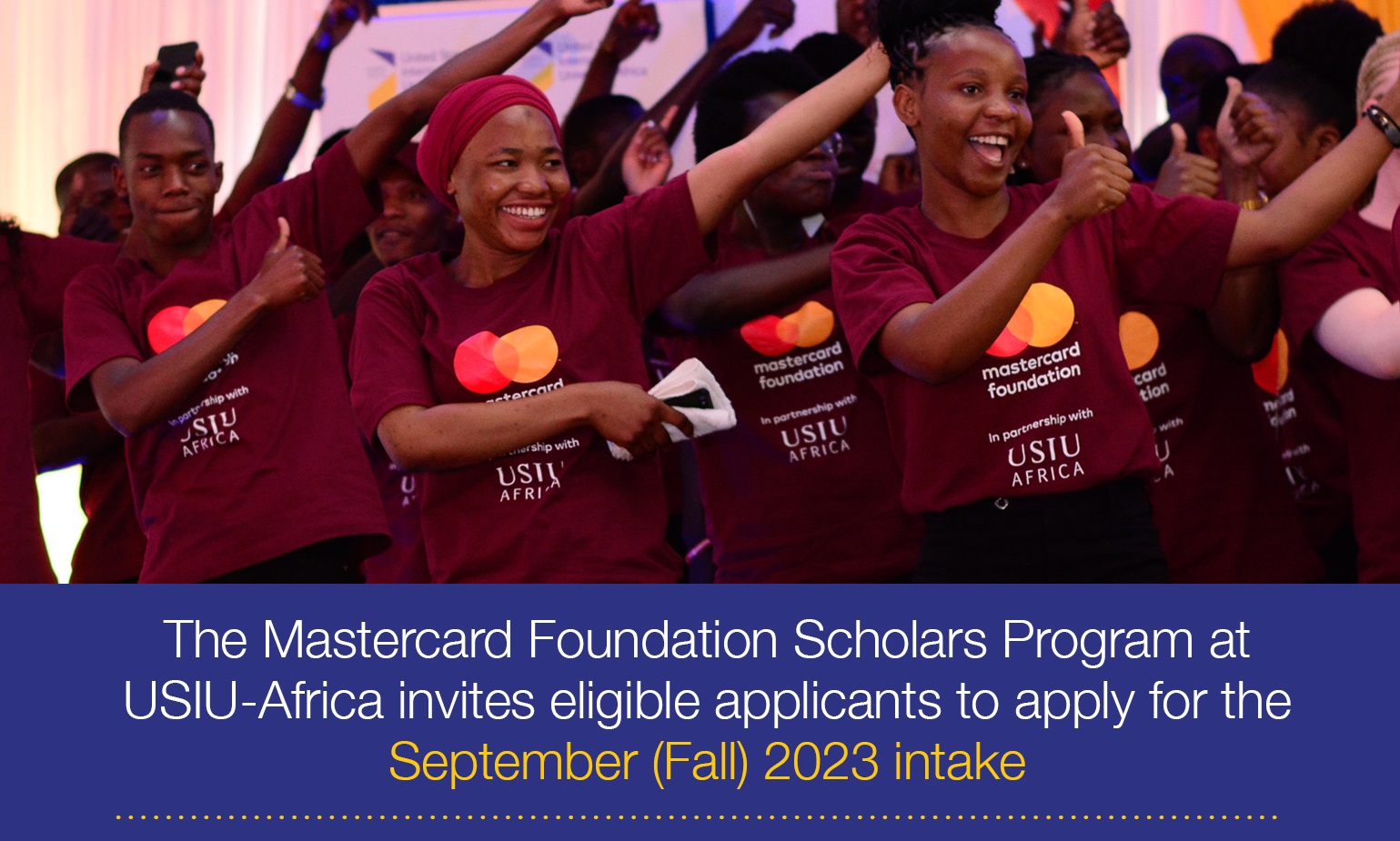 Mastercard Foundation Scholars Program - Young Women Aspire